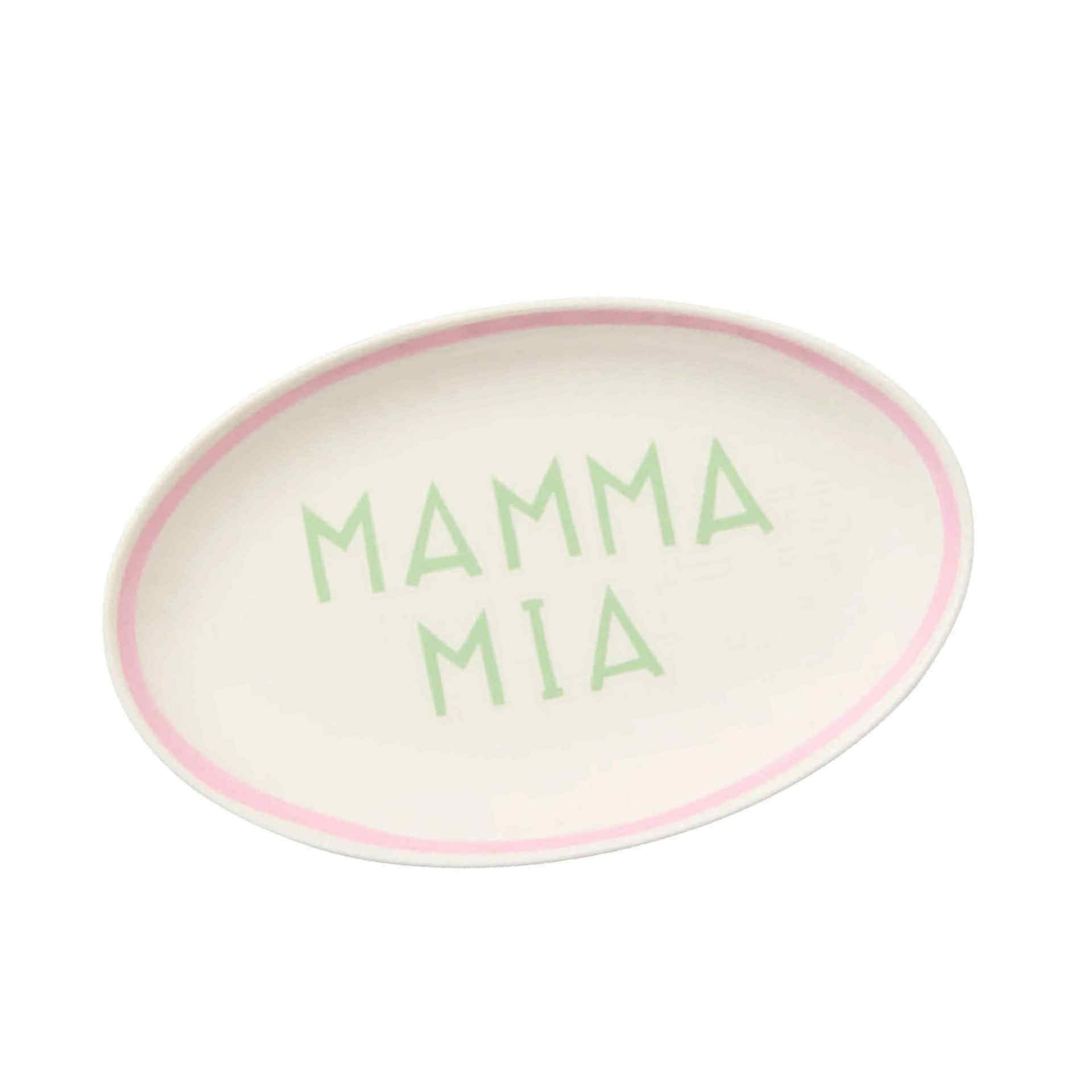 In The Roundhouse - "Mamma Mia" Oval Tray Small – Makin' Whoopee Gift Shop
