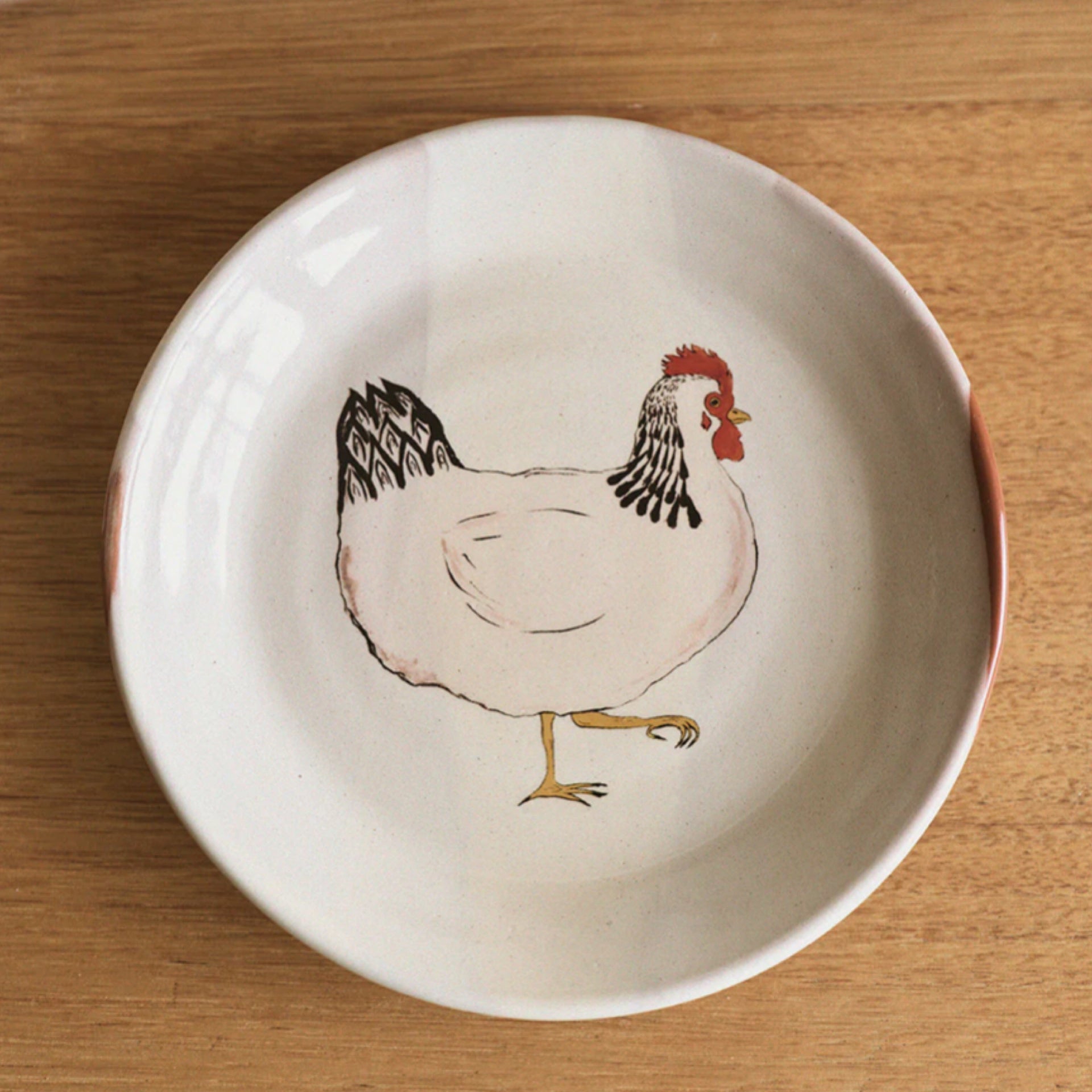 ROBERT GORDON POTTERY - "Baby" (White Chicken) Plate - Emogen Clark Co ...