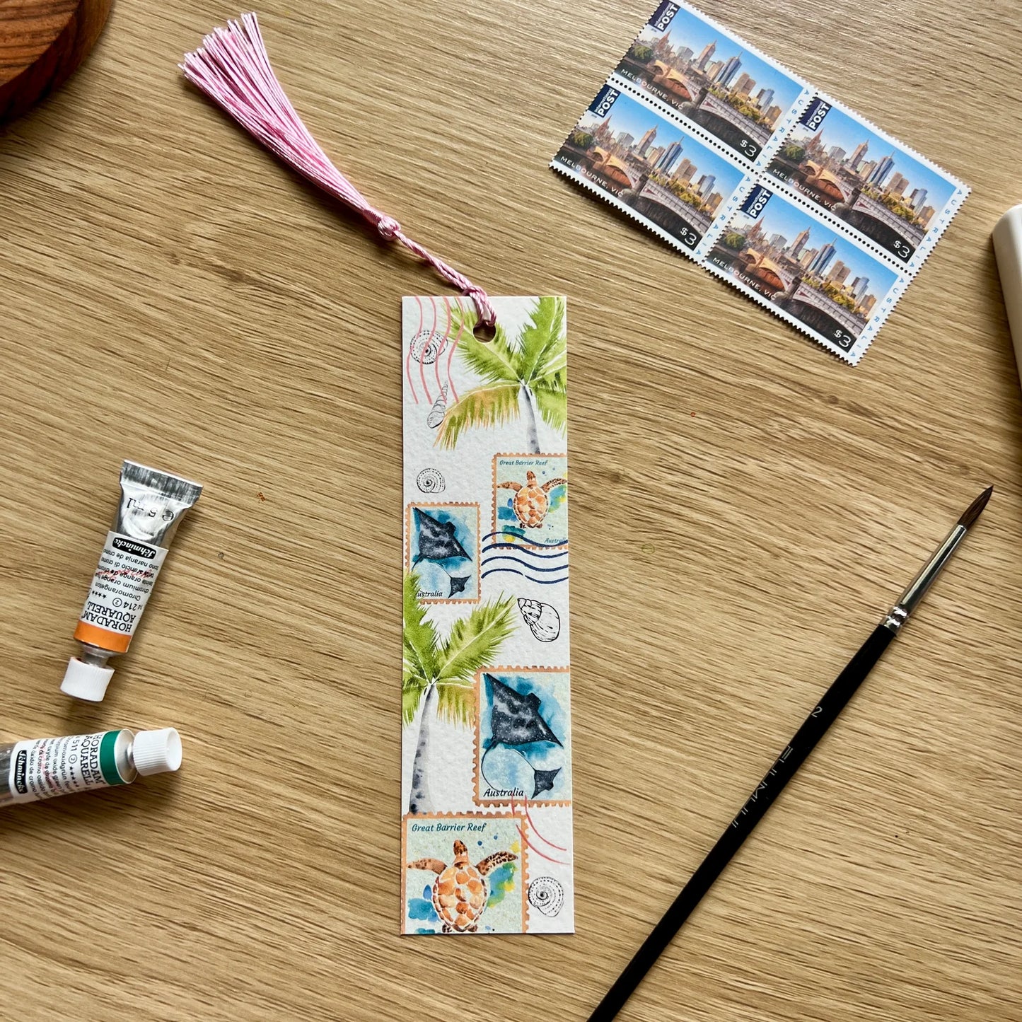 ESZTER'S CREATIONS- "Tropical Queensland" Bookmark- Textured Paper ...